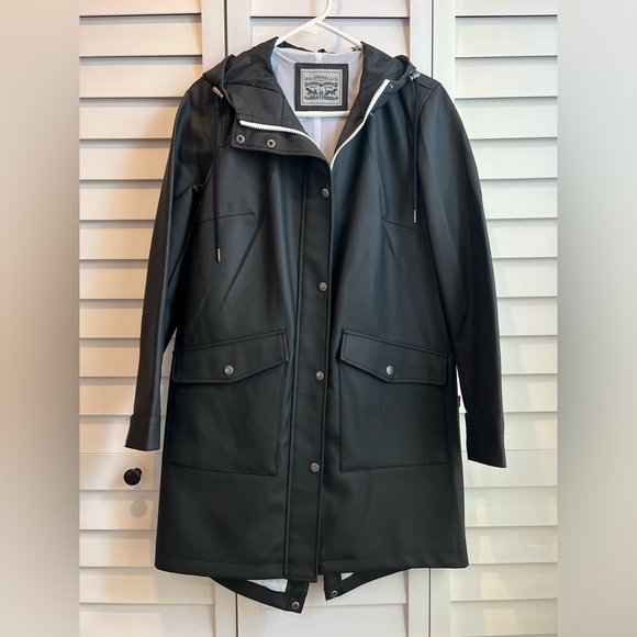 Levi's | Jackets & Coats | Levis Levi Strauss Rubber Hooded Rain Jacket ...